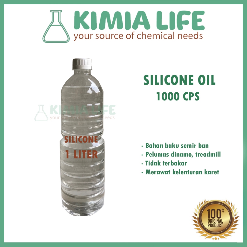 Jual Silicone Oil / Minyak Silicon / Pelumas Silicone 1000 CPS 1 Liter | Shopee Indonesia
