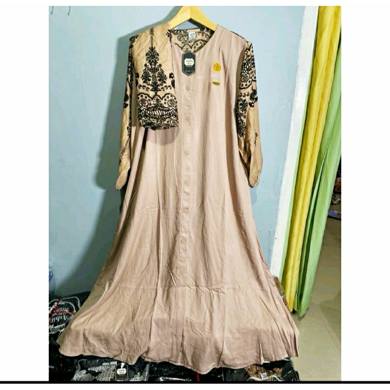 Jual GAMIS GNL/GAMIS SET HIJAB/SET GAMIS KERUDUNG/ABAYA ETNIK/GAMIS ...