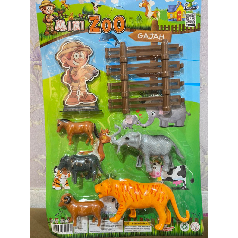 Jual MINI ZOO BARU - WORD OF ANIMAL mainan figur binatang hewan zoo ...
