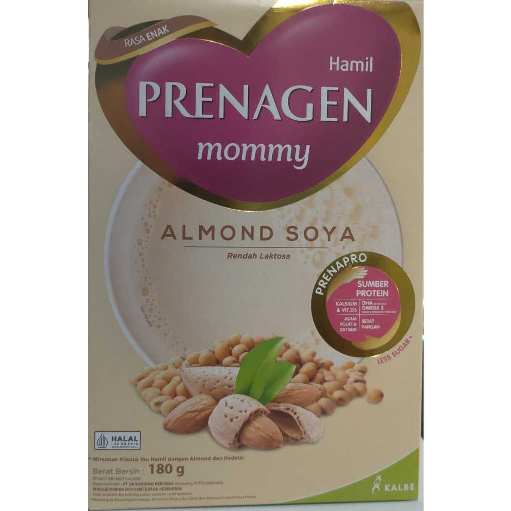 Jual PRENAGEN MOMMY ALMOND SOYA 180GR | Shopee Indonesia