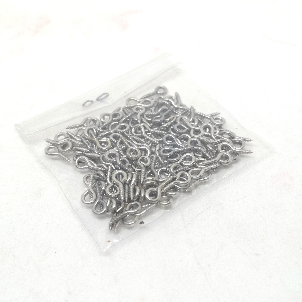 Jual HARGA/144pcs, Paku ulir Sekrup Ring skrup ulir gantungan kunci ...