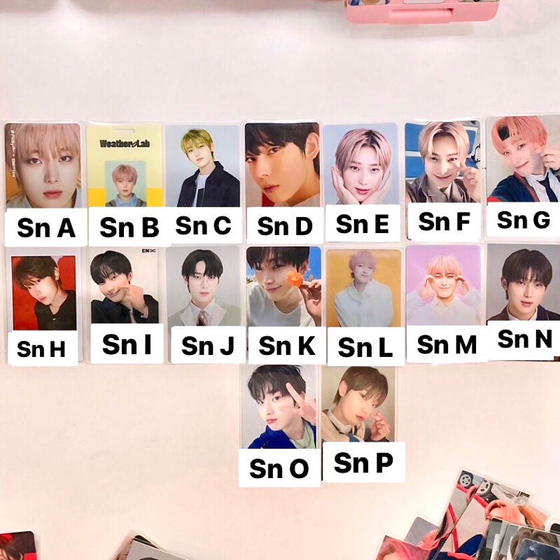 Jual [NEW UPDATE] official Photocard enhypen pc sunoo chibi dicon ...