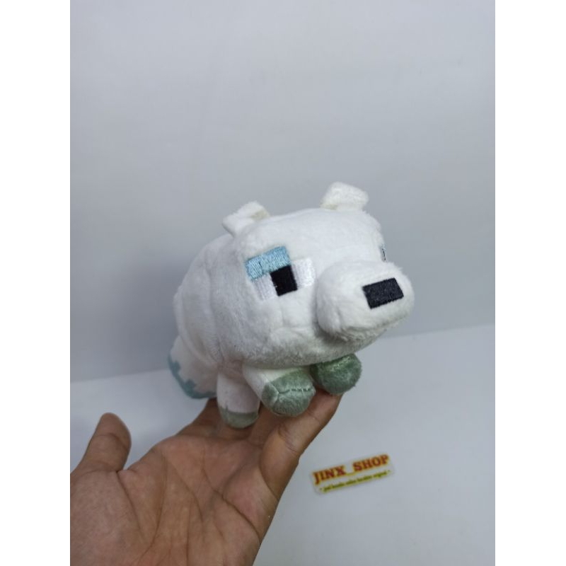 Jual boneka Minecraft mojang original polar bear | Shopee Indonesia