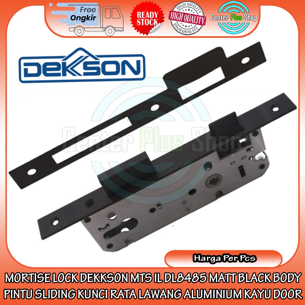 Jual MORTISE LOCK DEKKSON MTS IL DL8485 MATT BLACK BODY PINTU SLIDING ...