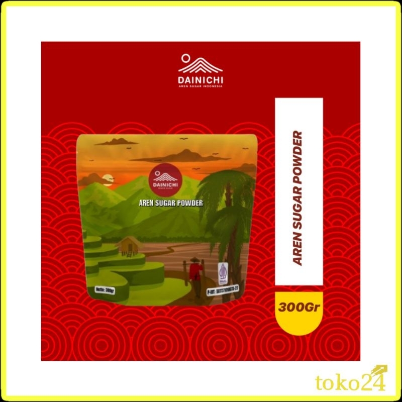 Jual Dainichi Aren Sugar Powder 300 gr | Shopee Indonesia
