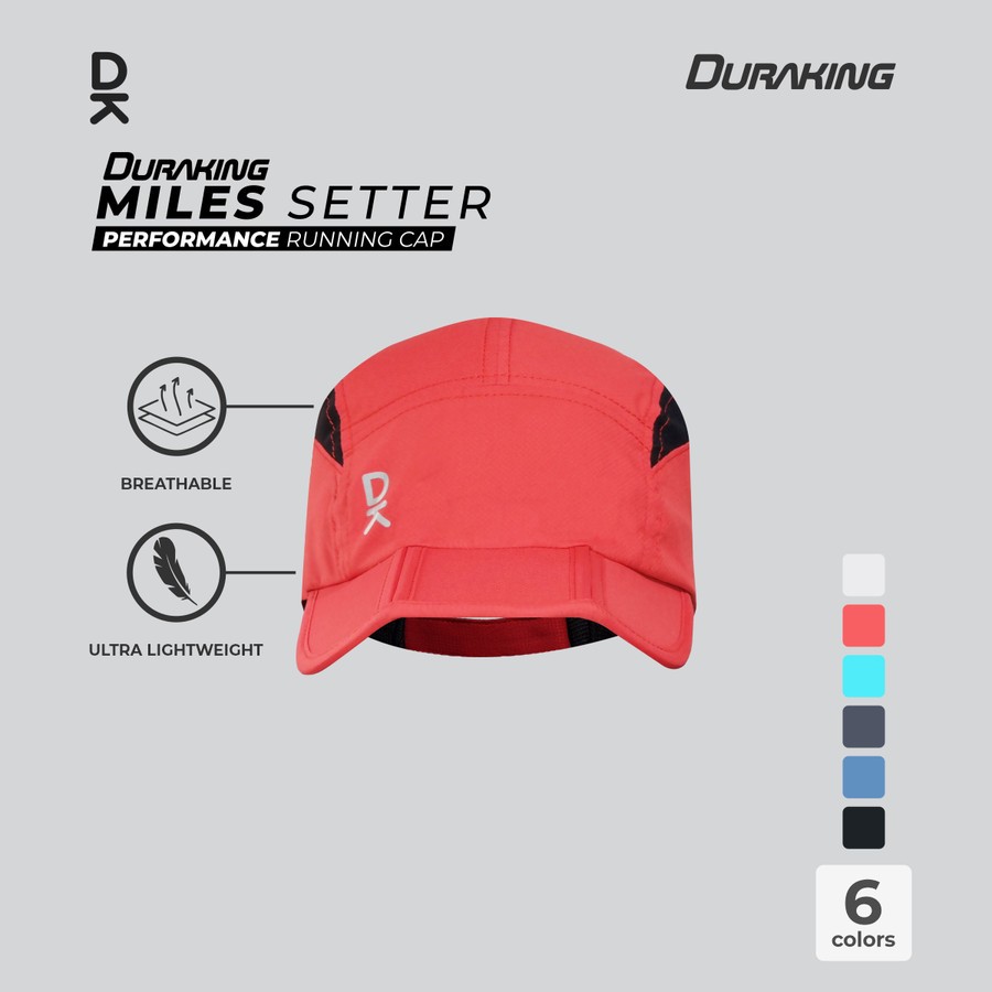 Jual Running Cap Olahraga Unisex - Miles Setter | Shopee Indonesia