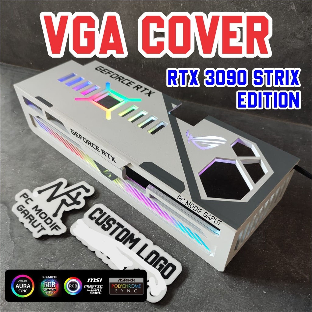 Jual VGA COVER ASUS RTX 3090 CUSTOM LOGO CUSTOM VGA | Shopee Indonesia
