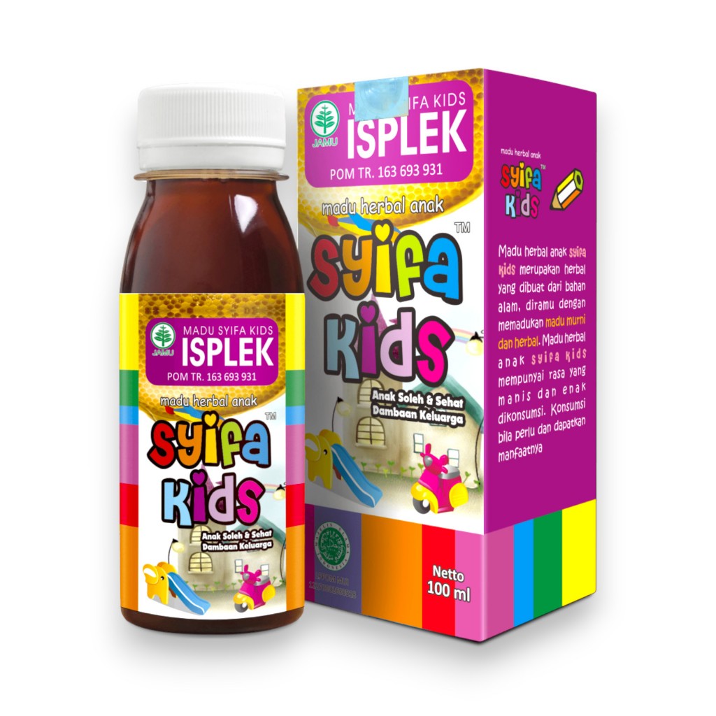 Jual Madu Anak Syifa Kids Isplek 100 Ml - HIU herbal anak untuk ...