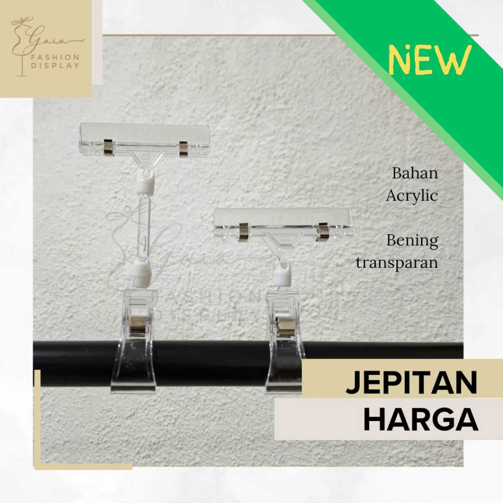 Jual Price Tag Jepitan Promo Jepitan Harga Toko Acrylic Bening ...
