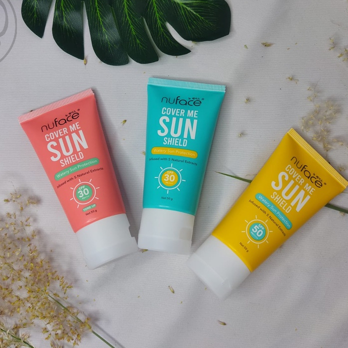 Jual Nuface Cover Me Sun Shield Sunscreen Spf 50 PA ++++ - Nuface Sun ...