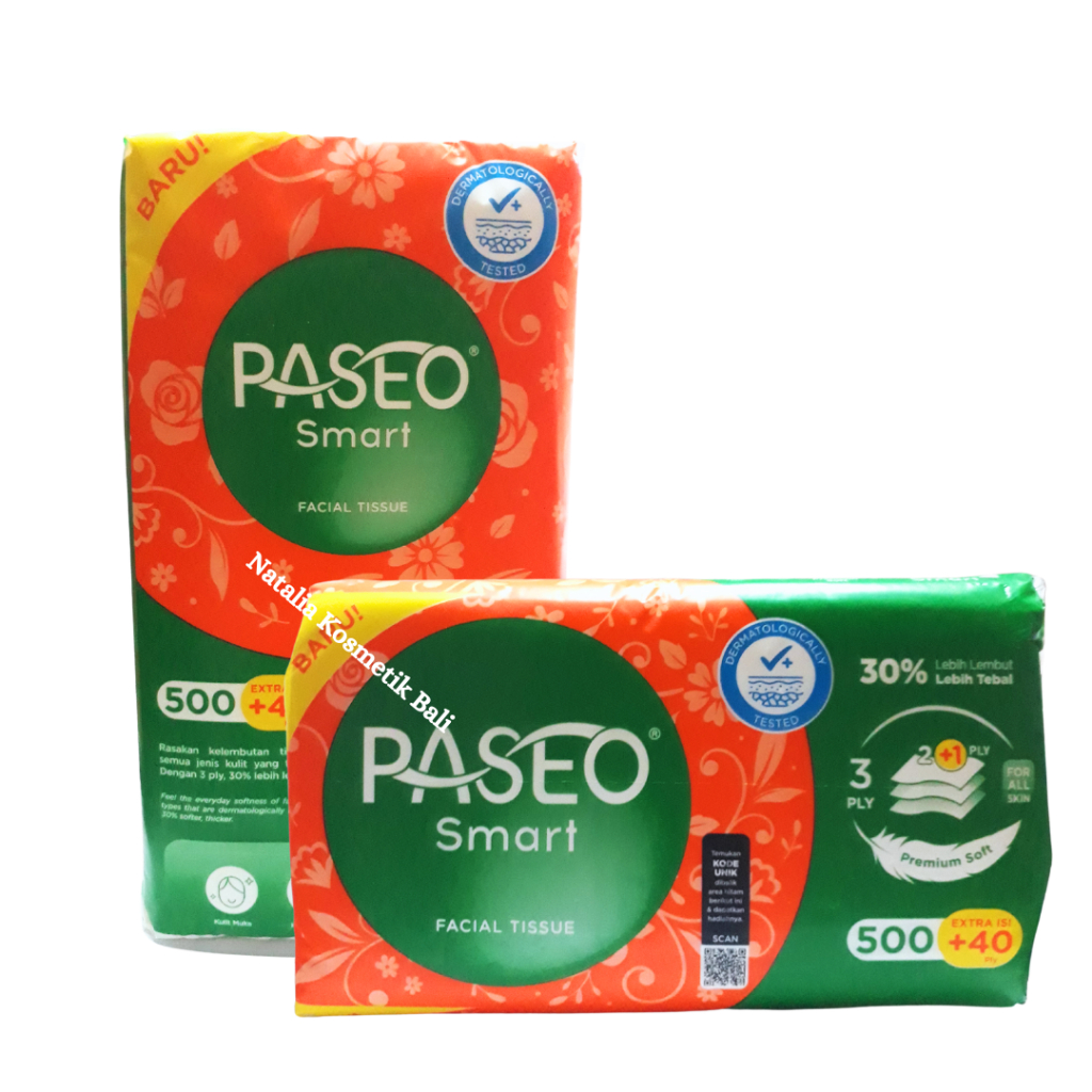 Jual Paseo Smart Facial Tissue 500 + Extra Isi 40 Ply - Tisue Paseo 3 Ply | Shopee Indonesia