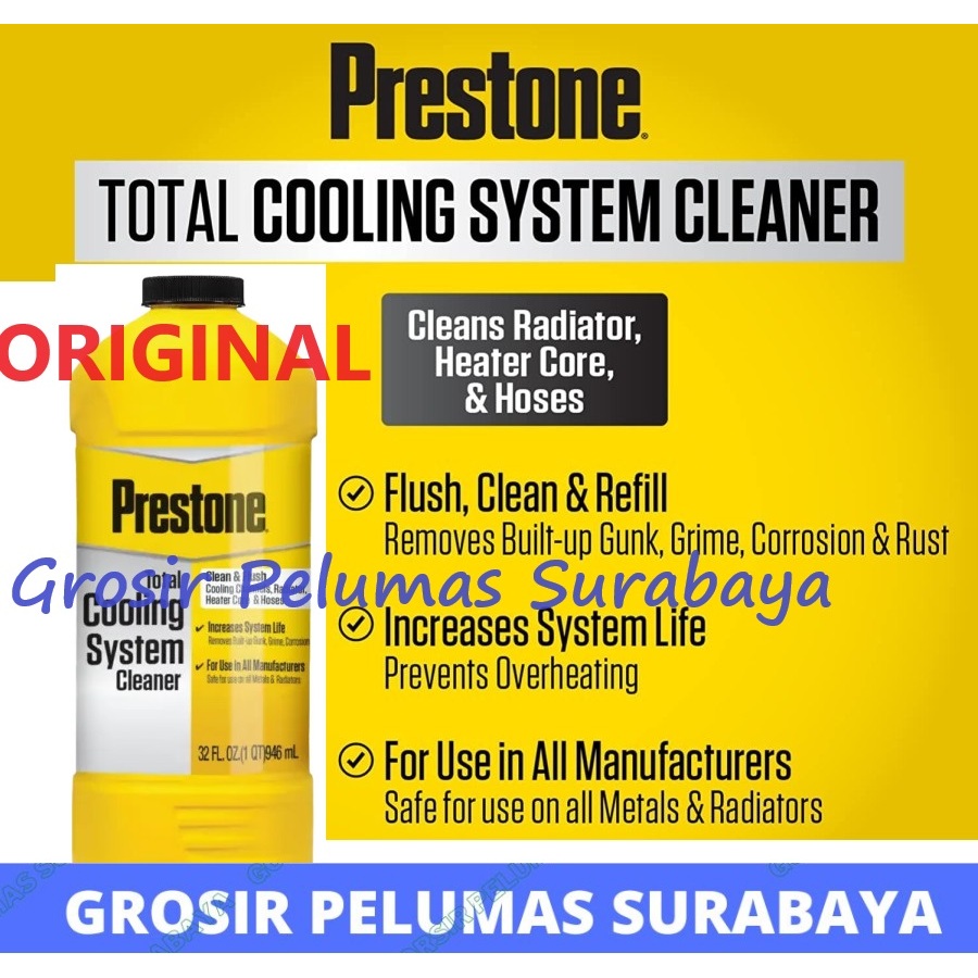 Jual pembersih penguras tangki radiator Flushing - Prestone Total ...