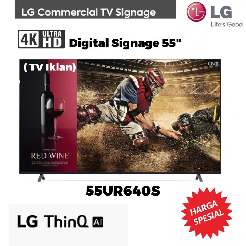 Jual LG 4K UHD 55 Inch DIGITAL SIGNAGE - 55UR640S COMMERCIAL TV SIGNAGE ...