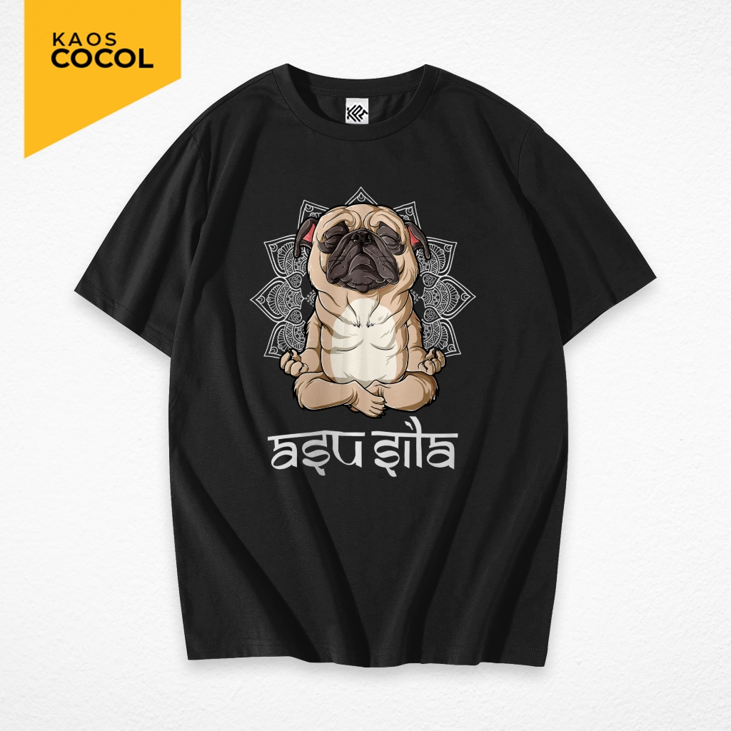 Jual Cocol Store - Kaos Asu Sila - Desain Parodi Anjing - Bahan Katun ...