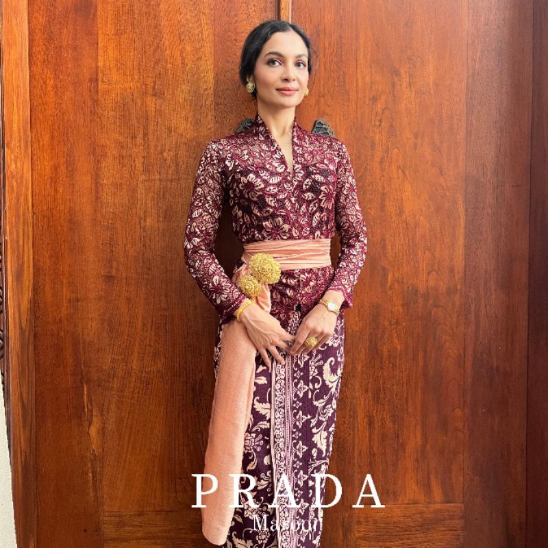 Jual Setelan Kebaya wisuda / pesta / kondangan Kartini Stretch Prada ...