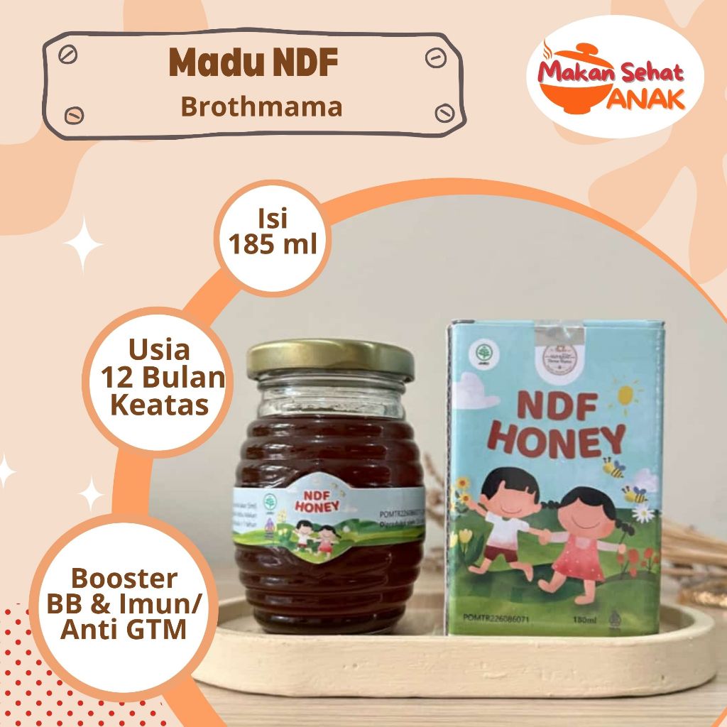 Jual Brothmama Madu NDF Histago BB / Immune Booster MPASI 12 Bulan ...