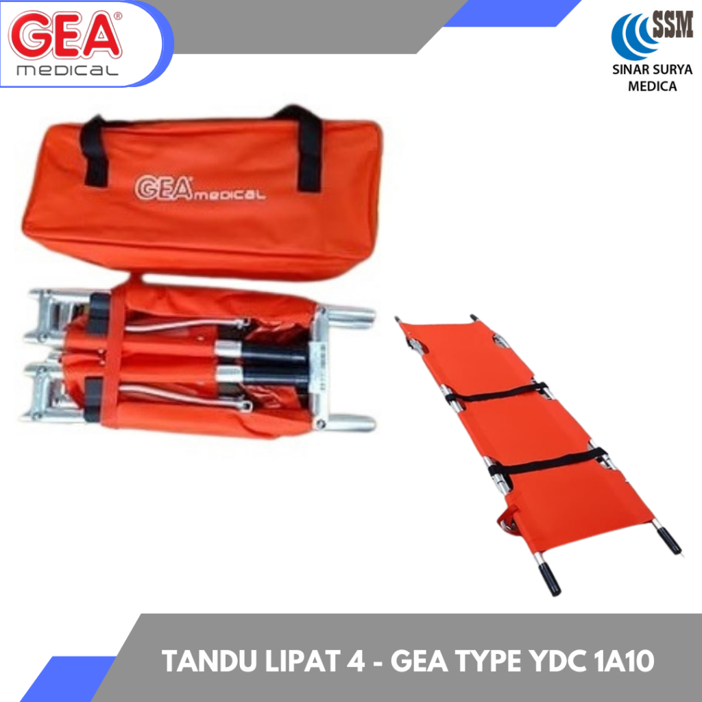 Jual GEA YDC-1A10 - Tandu Lipat Empat 4 Alumunium Folding Stretcher ...