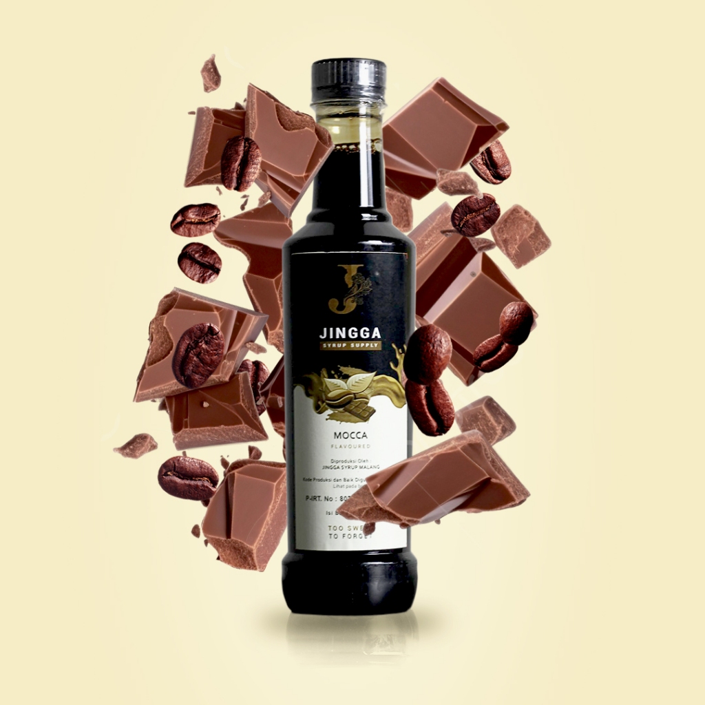 Jual JINGGA Mocha Syrup 350 ml - Sirup Flavor Moka Untuk Kopi Latte ...