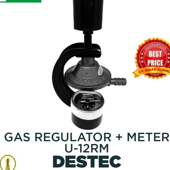 Jual DESTEC Gas Regulator U-12RM ( Pakai Meter ) SNI Original Asli ...