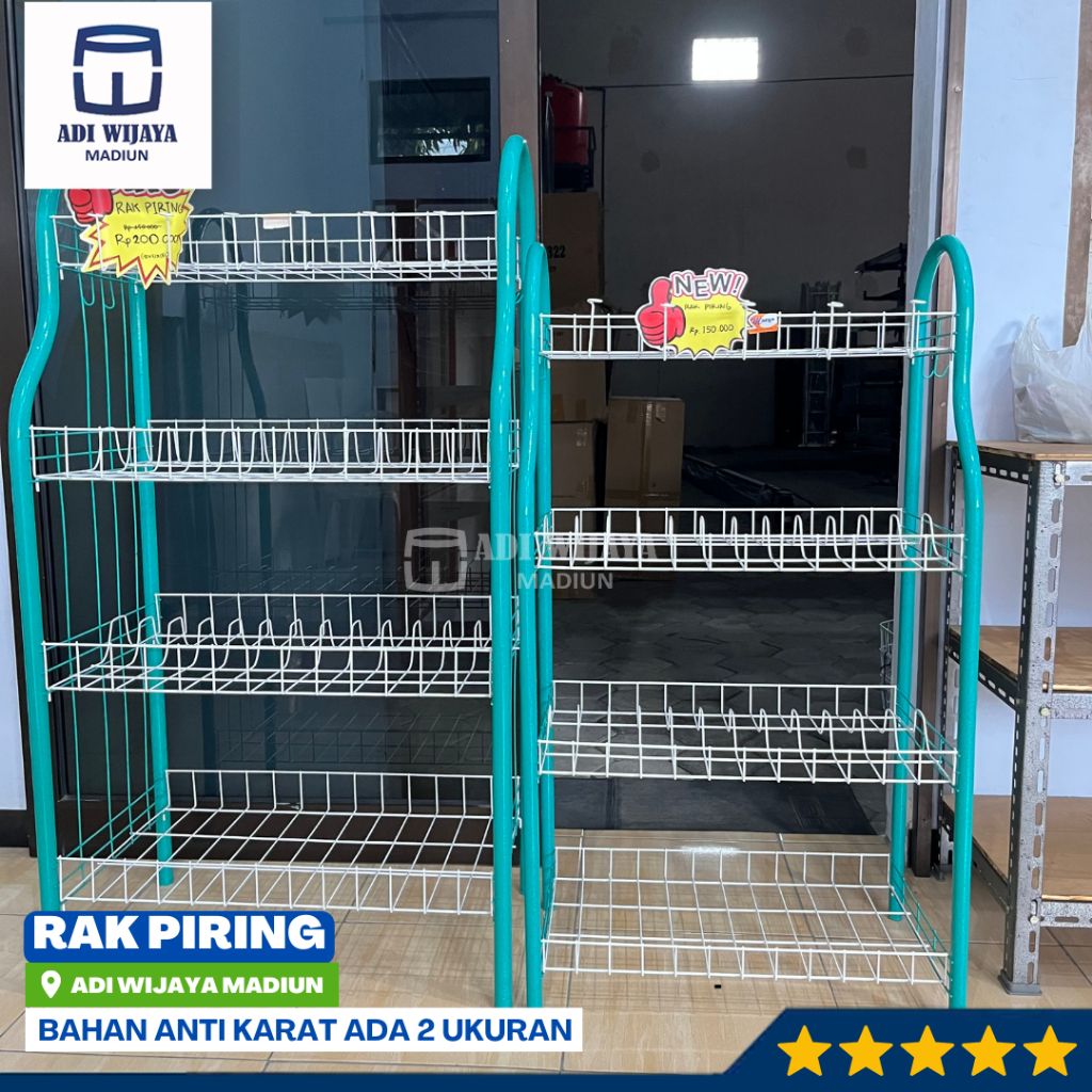 Jual Rak Piring Minimalis | Rak Tiris Piring Bahan Besi Coating Anti ...