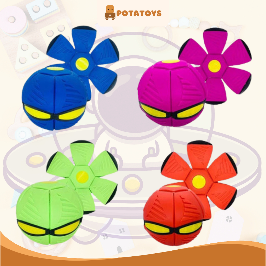 Jual [ POTATOYS ] Bola Ufo Magic Ball / Mainan Bola Lempar / Mainan ...