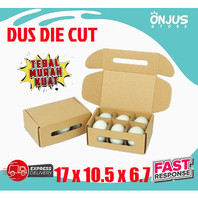 Jual KARDUS BOX KARTON PACKING DUS TK POLOS 17 CM x 10.5 CM x 6.7 CM ...