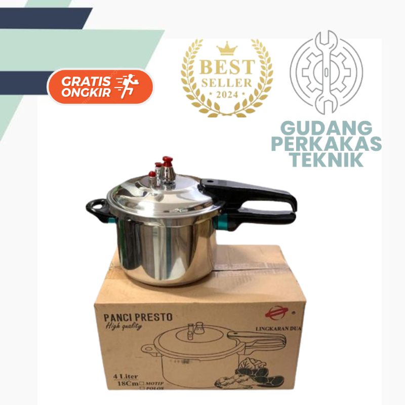 Jual PRESTO 4 LITER LINGKARAN DUA PANCI PRESTO 4 LITER LINGKARAN DUA PANCI PRESTO LUNAK DAGING 4 ...