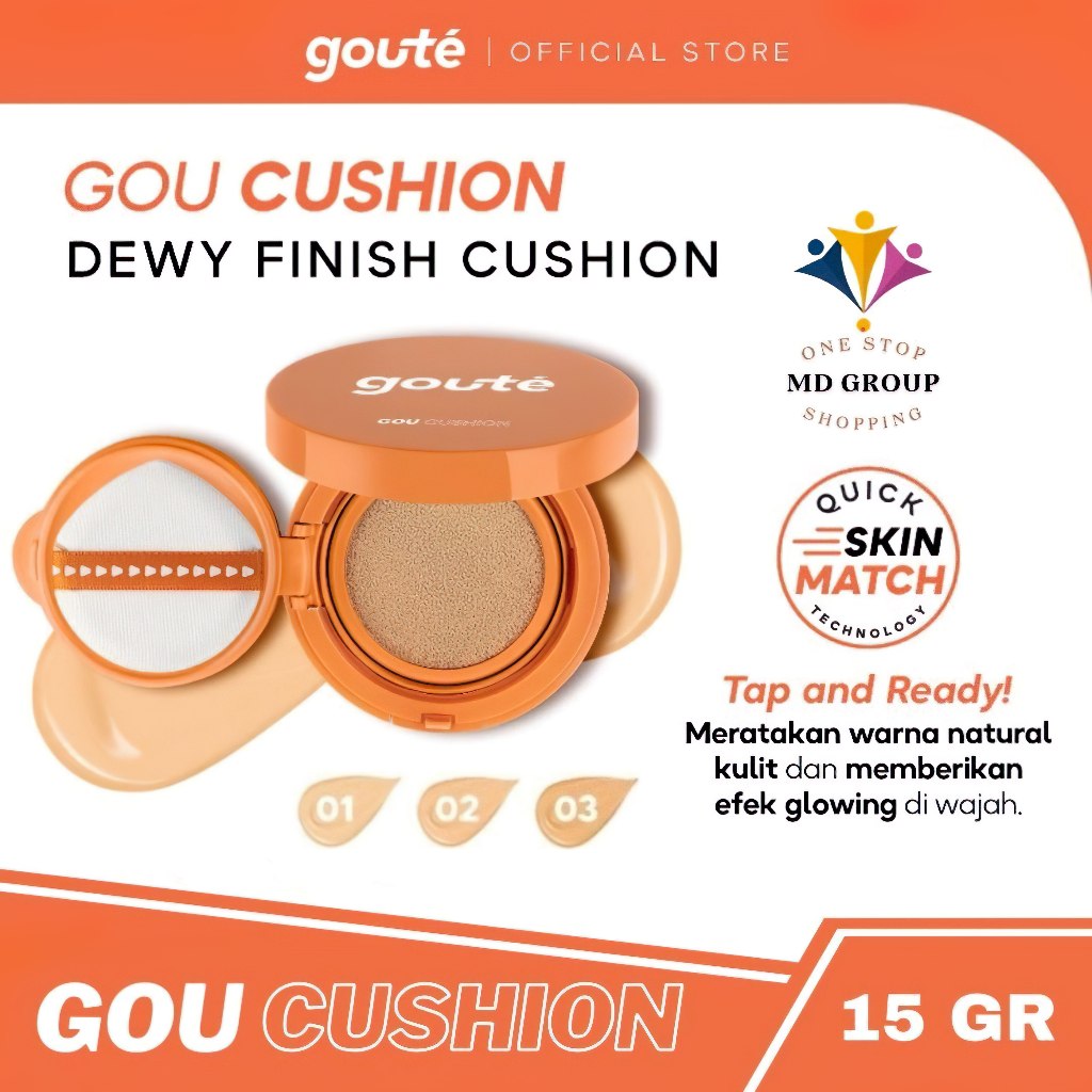 Jual gouté Goucushion - Dewy Finish Cushion with Glowing Look - Long ...