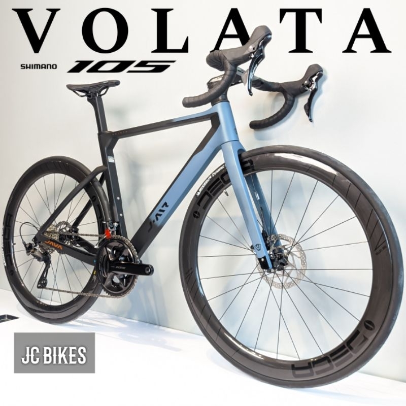 Jual Sepeda Balap Roadbike JAVA VOLATA J-AIR Full Carbon 2x12 Hidrolik 105 | Shopee Indonesia