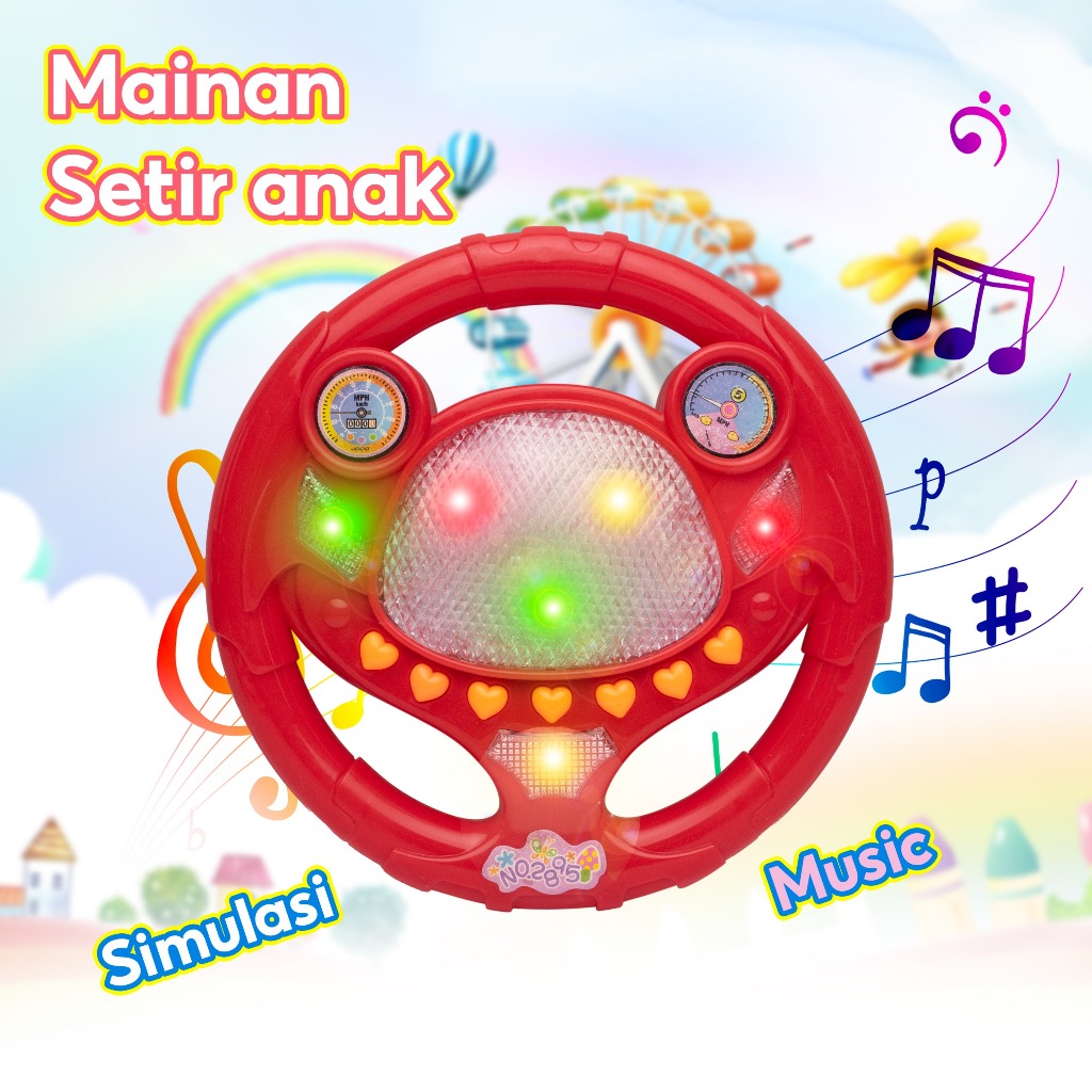 Jual SEJAHTERA SELALU - Mainan Setir Mobil Anak Setiran Edukasi Bayi ...