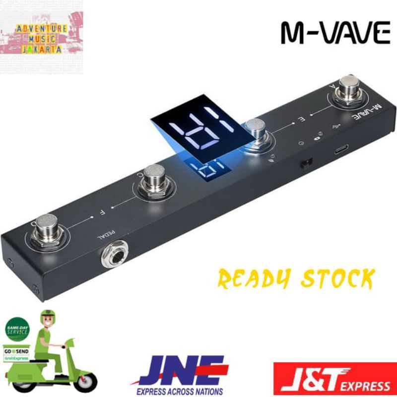 Jual M-VAVE CHOCOLATE Wireless MIDI Controller Pedal M Vave Chocolate Rechargeable | Shopee ...