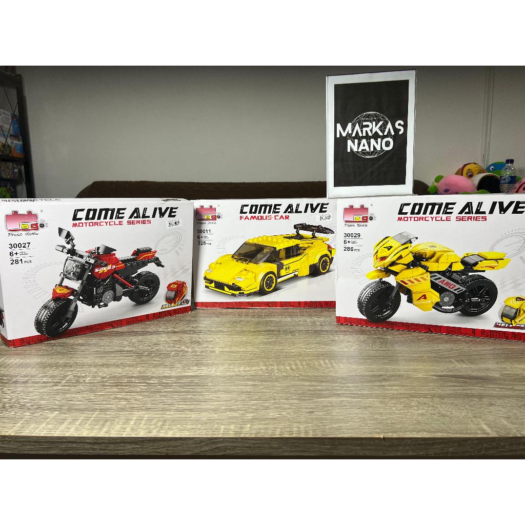 Jual COME ALIVE Series mainan balok susun Pingao Blocks Small | Shopee ...