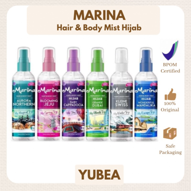 Jual MARINA HAIR & BODY MIST 100 ML | Shopee Indonesia