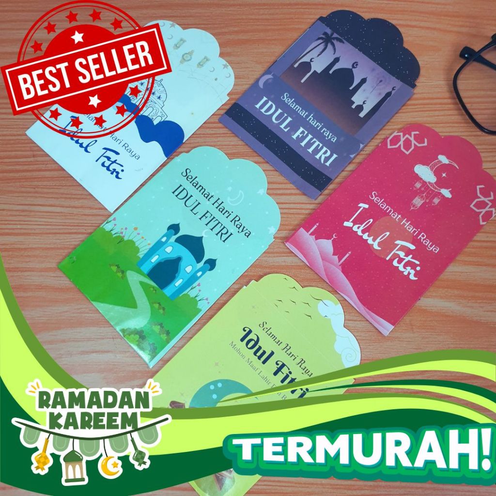 Jual grosir amplop lebaran murah per pack amplop hari raya amplop idul ...