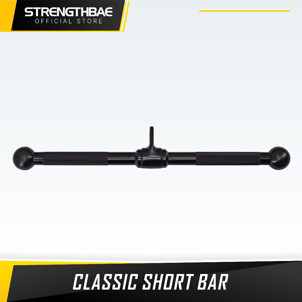 Jual Classic Cable Attachment STRENGTHBAE Short Bar | Shopee Indonesia
