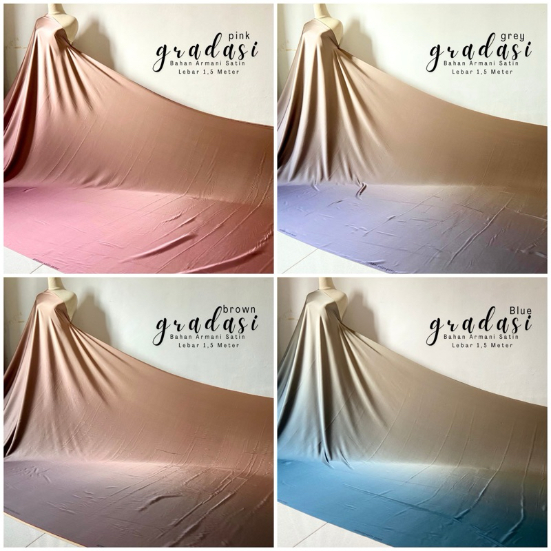 Jual Kain Silk Gradasi | Kain Armany Silk Premium | Kain Motif Gradasi ...