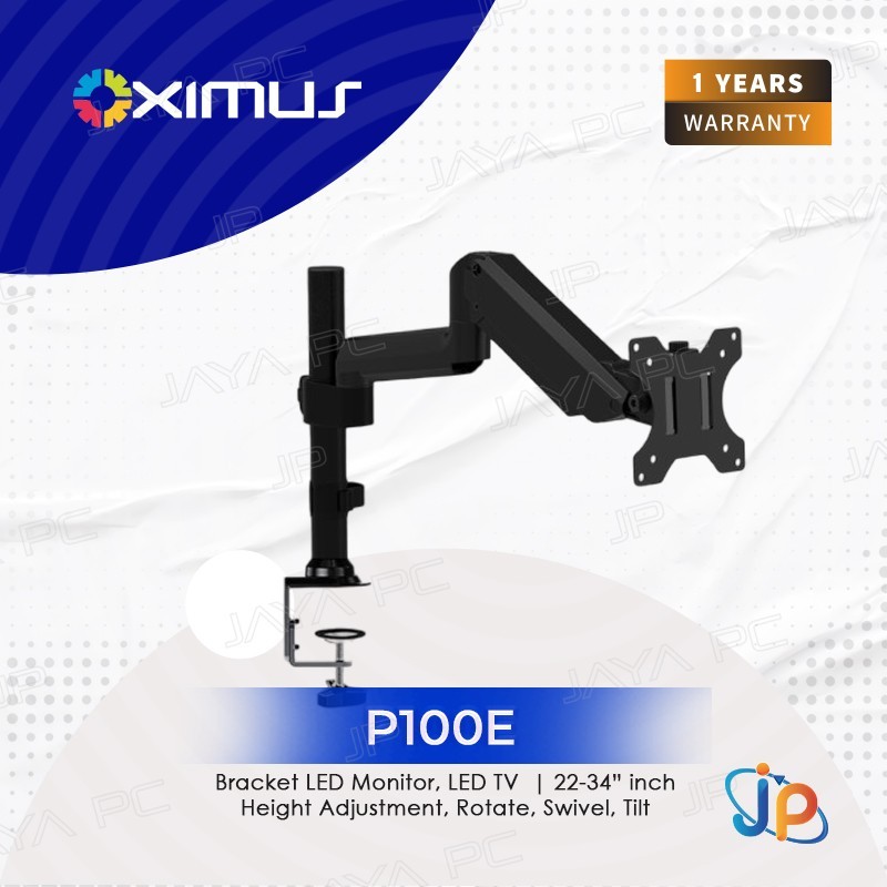 Jual Oximus P100E - Desk Mount Bracket LED Monitor 22 - 34" Inch ...