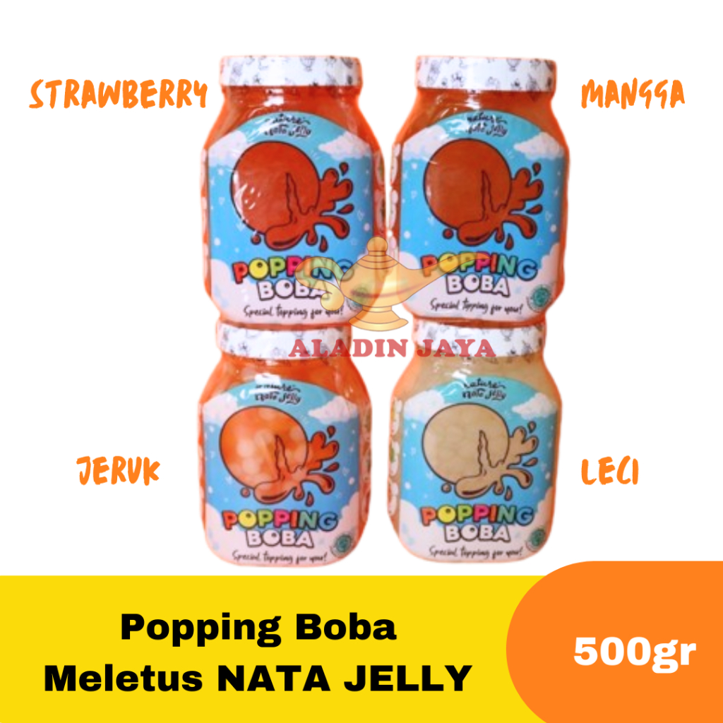 Jual Popping Boba Meletus NATA JELLY 500gr Semua Rasa | Shopee Indonesia