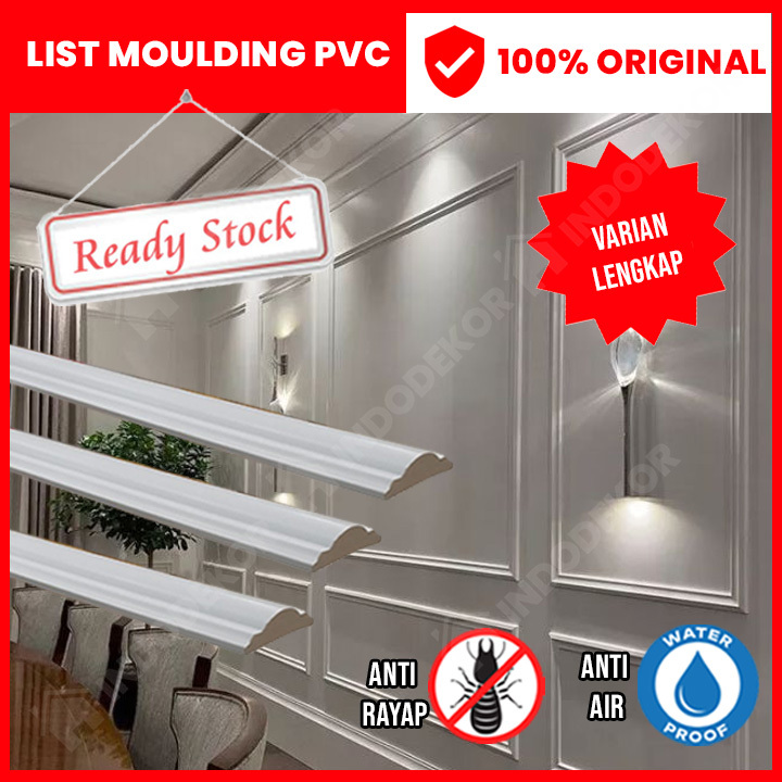 Jual List Wall Moulding PVC - List Dinding / Lis Profil (Khusus Bandung ...
