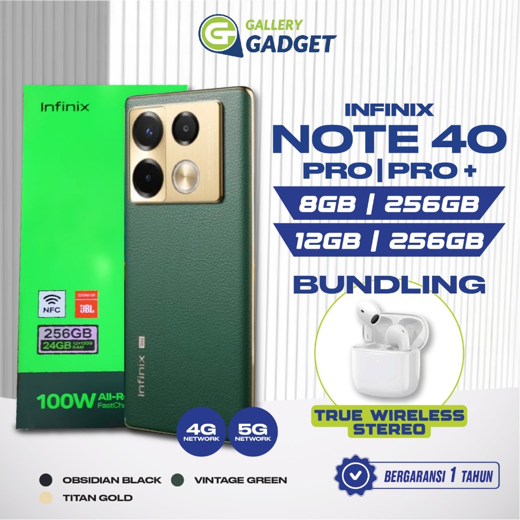 Jual Infinix Note 40 Pro Pro+ 4G 5G 8/256 12/256 RAM 8GB 12GB 256GB 8 ...
