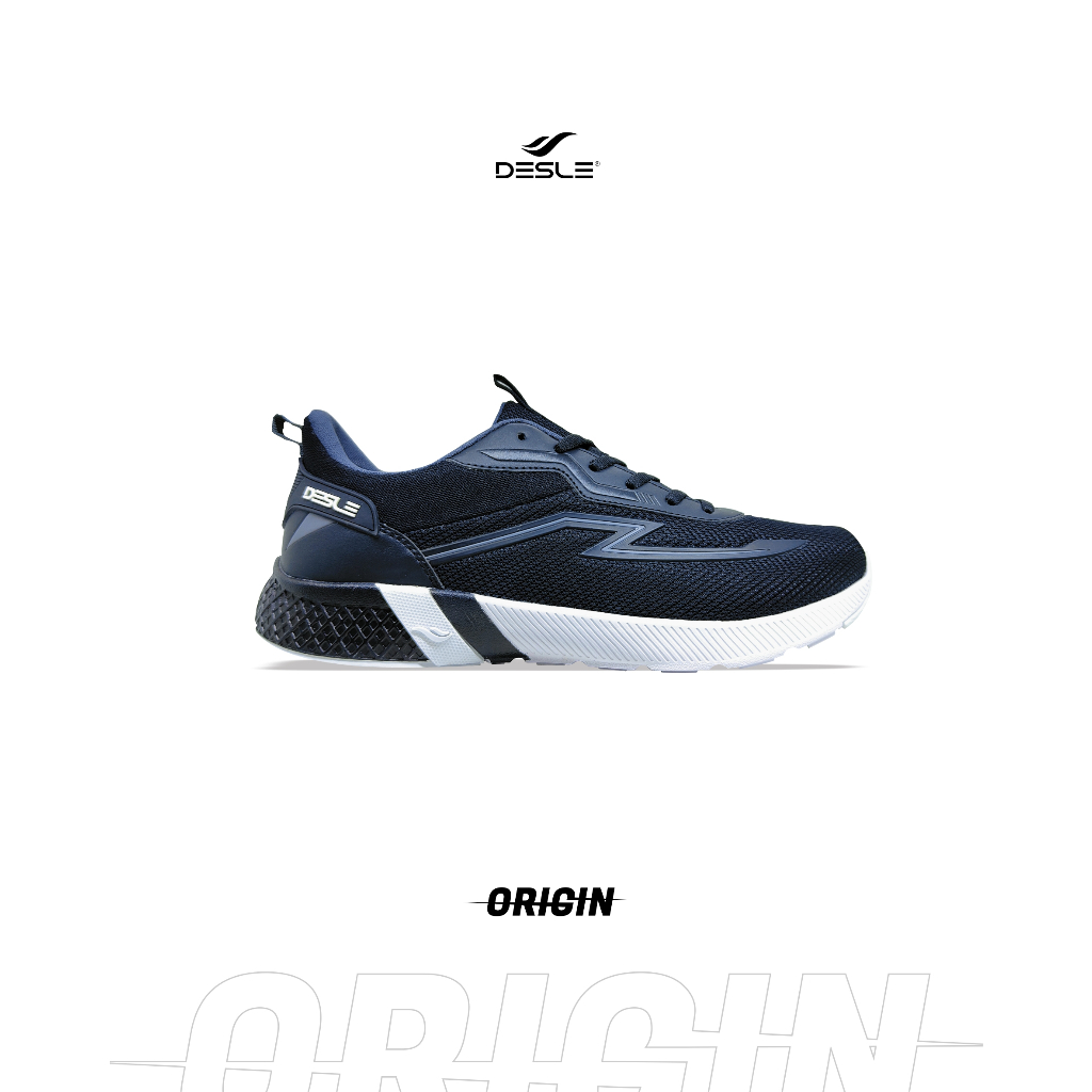 Jual Desle Shoes Sneakers Unisex Origin Hitam Putih | Shopee Indonesia