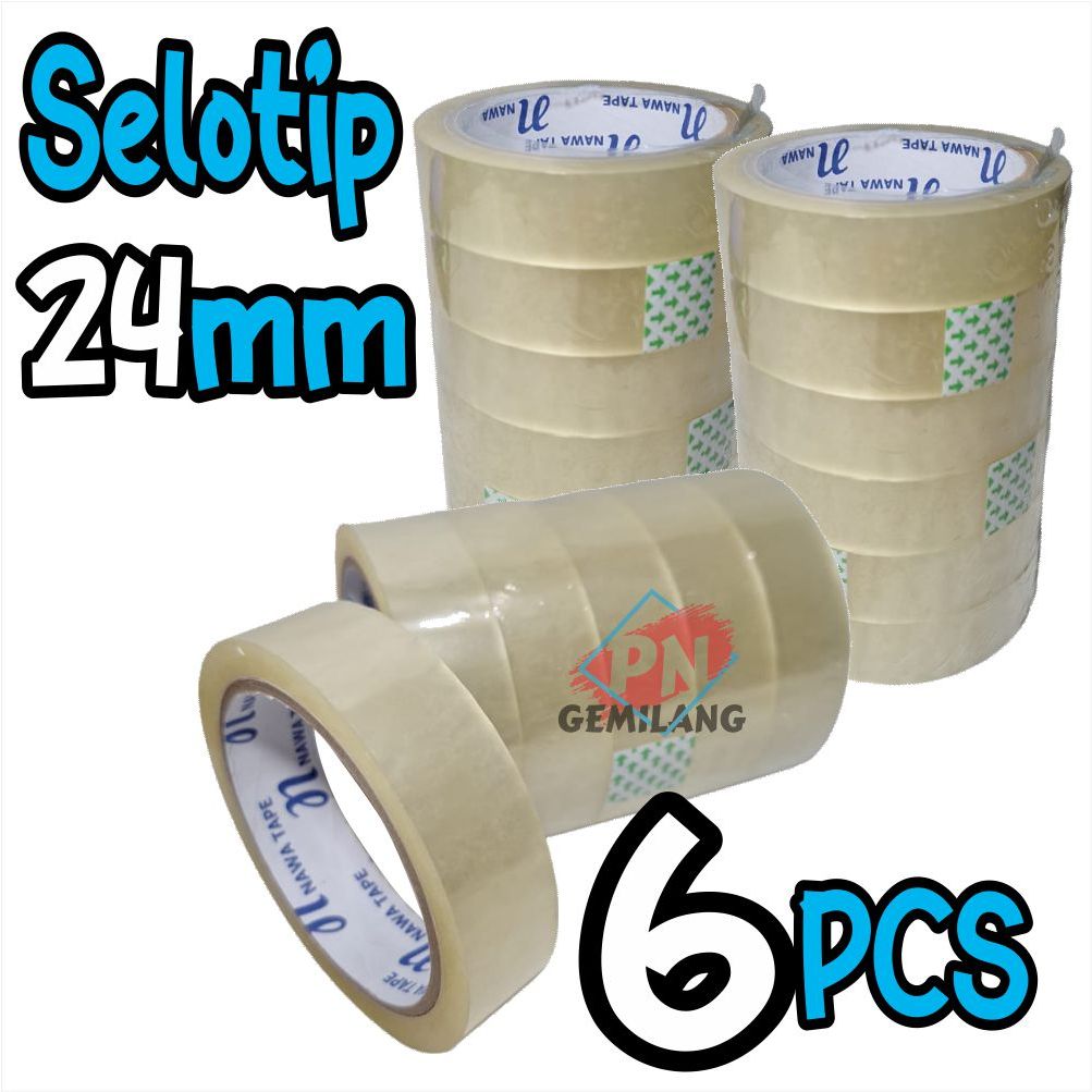 Jual LAKBAN KECIL BENING / SOLATIP / SELOTIP / isolasi bening UKURAN ...