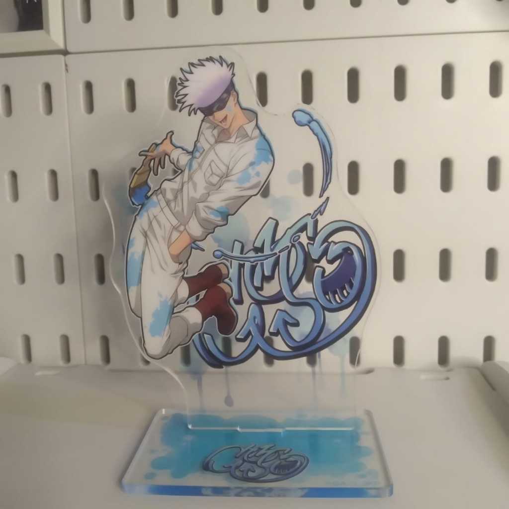 Jual ACRYLIC STANDEE GOJO SATORU SPLASH X BATTLE JUJUTSU KAISEN JJK ...