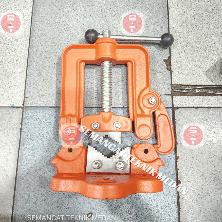 Jual 3" CATOK RAGUM BAIS JEPIT PENJEPIT PIPA PIPE VISE 3 " INCH 75mm ...