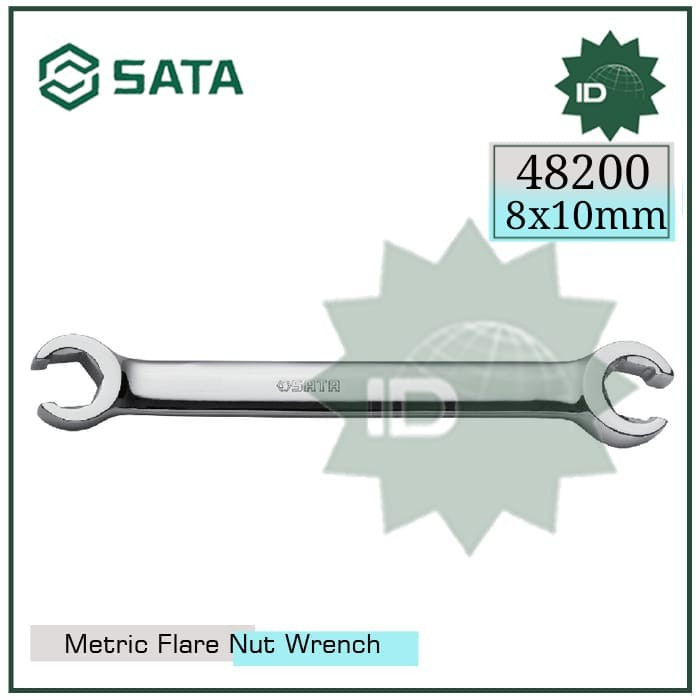 Jual KUNCI DOUBLE PAS 48200 METRIC FLARE NUT WRENCH 8 X 10 MM SATA ...