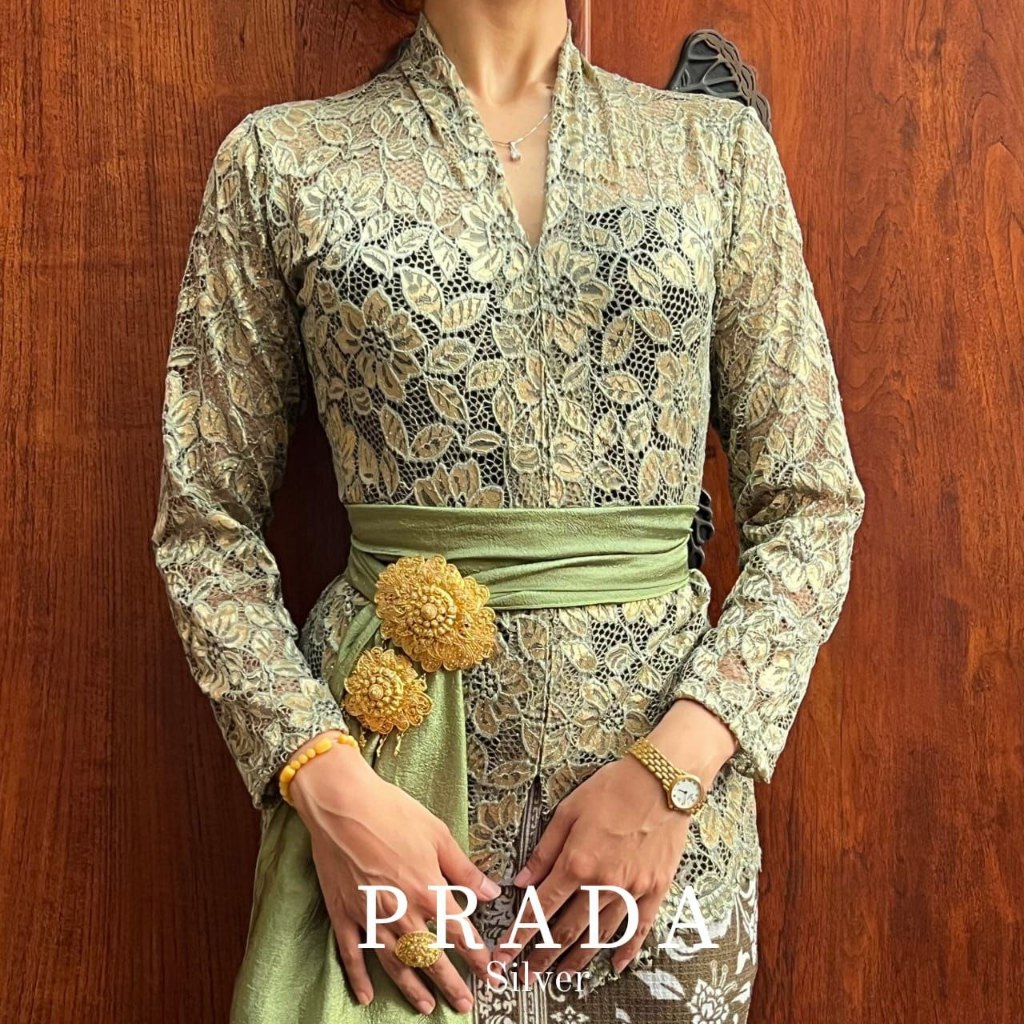 Jual Setelan Kebaya Kartini Lengan Panjang dan Rok Knit Full Stretch ...