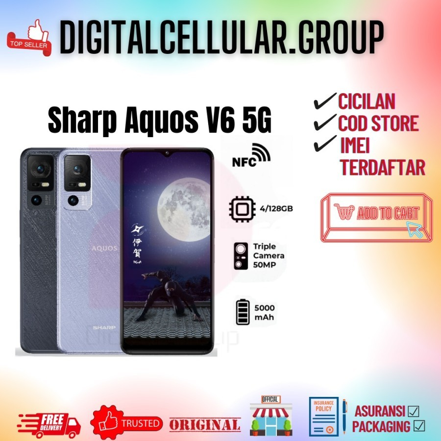 Jual Sharp Aquos V6 5G 4/128 GB | Shopee Indonesia