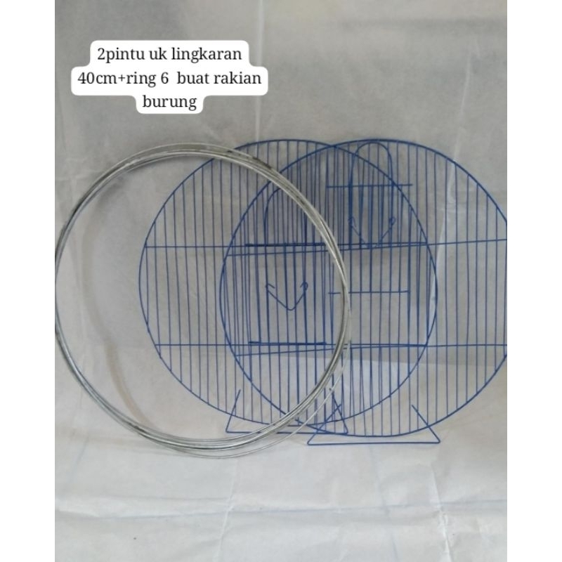 Jual 2pintu lingkaran uk 40cm +ring penyambung 6 buat rakit umbaran ...