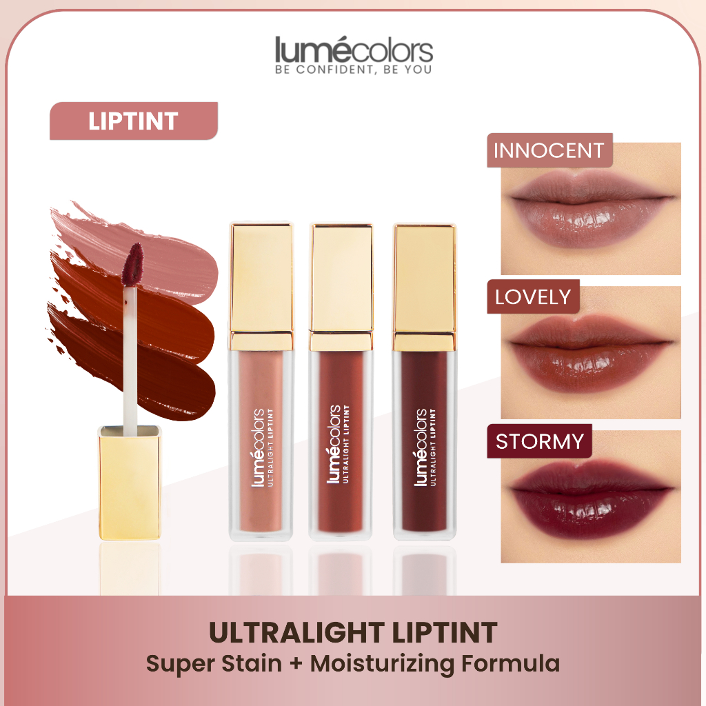 Jual LUMECOLORS ULTRALIGHT LIPTINT 6.6 mL - Available in 3 colors ...