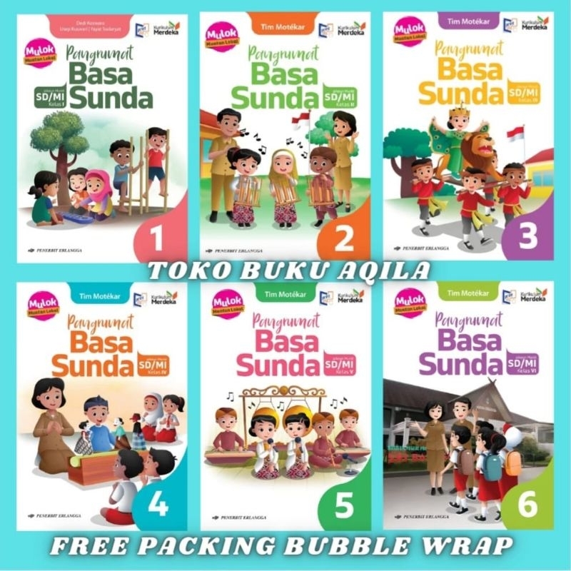 Jual Buku Pangrumat Basa Sunda Kelas 1 2 3 4 5 6 SD/MI Kurikulum Merdeka Erlangga | Shopee Indonesia
